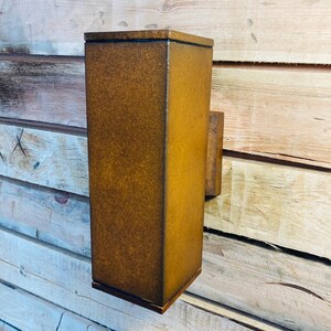 Rustic Outdoor Wall Light With Natural Rust Finish Rust 103 - Etsy
