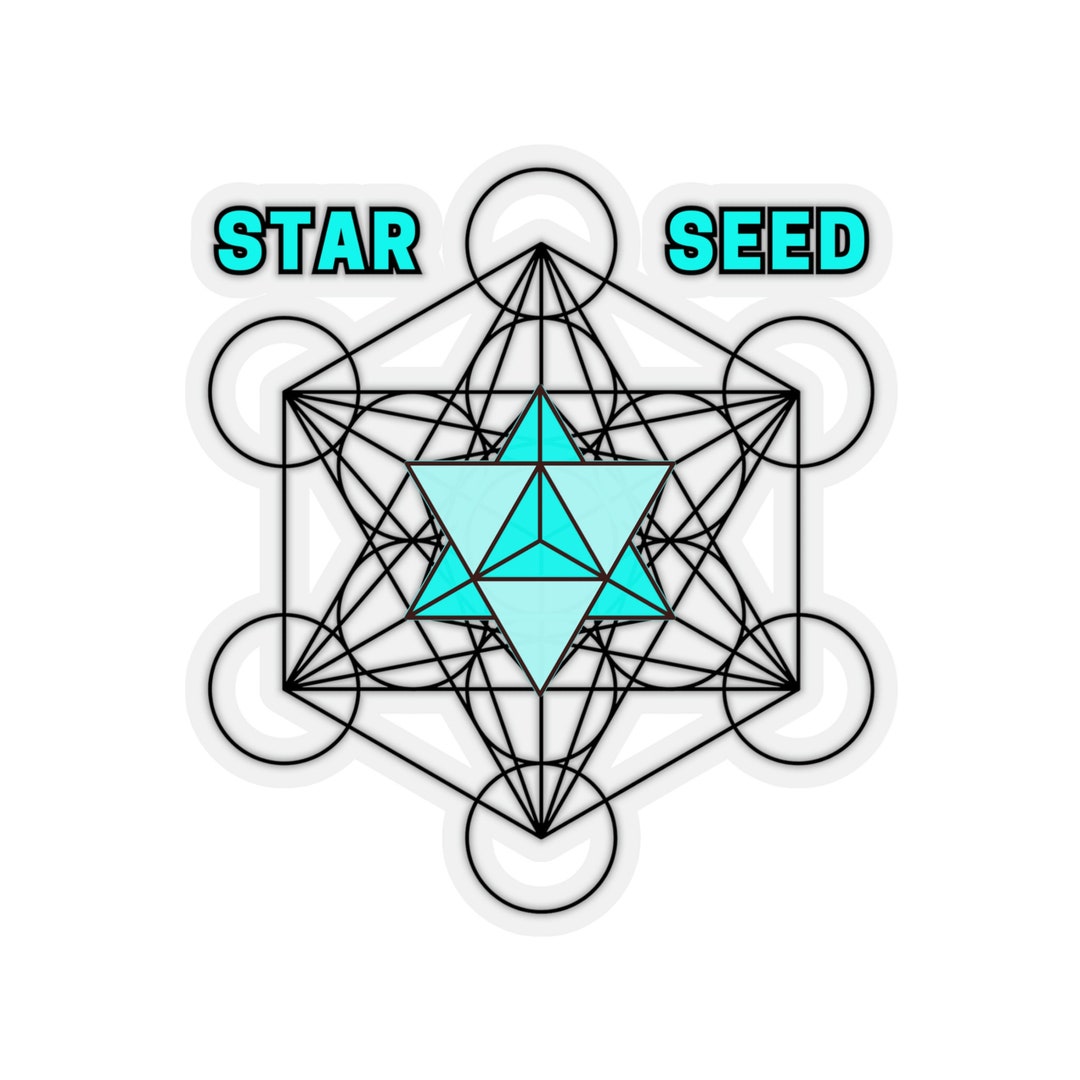 Star Seed Sticker, Starseed Sticker, Starseed Metatrons Cube Sticker ...