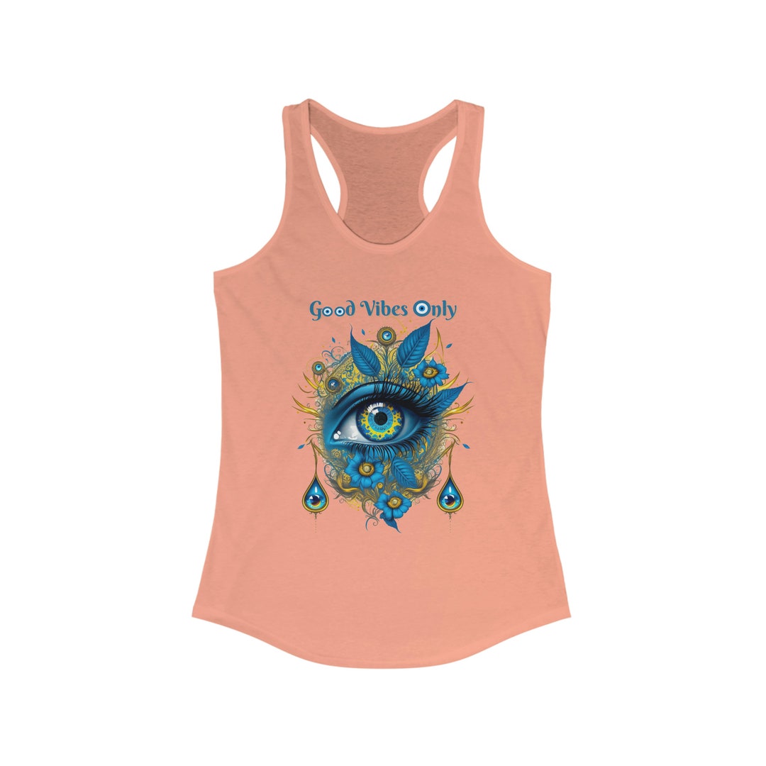 Evil Eye Good Vibes Only Tank Top, Evil Eye Tank, Good Vibes Only Tank ...