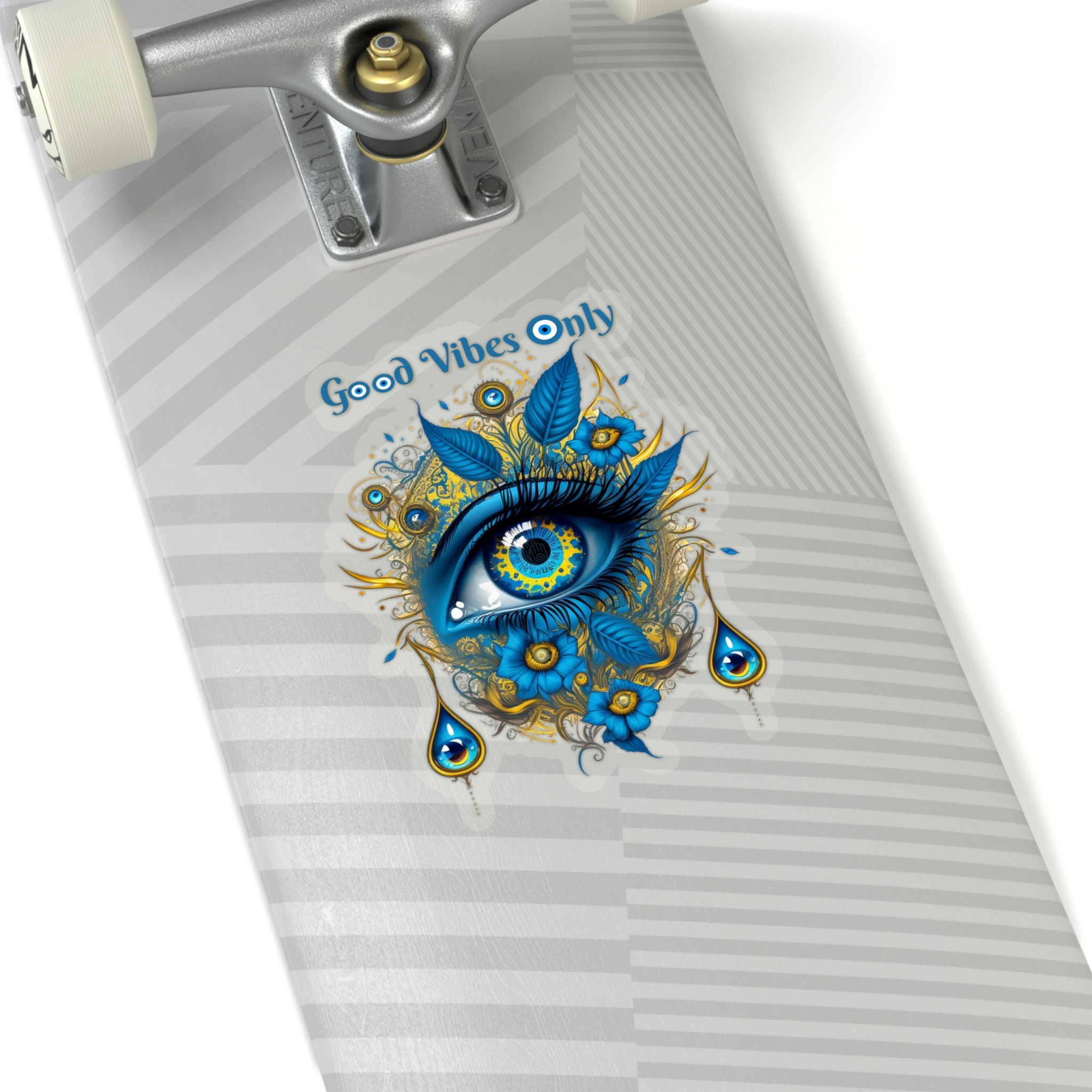 Evil Eye Sticker, Good Vibes Sticker, Evil Eye Gifts, New Age Sticker ...
