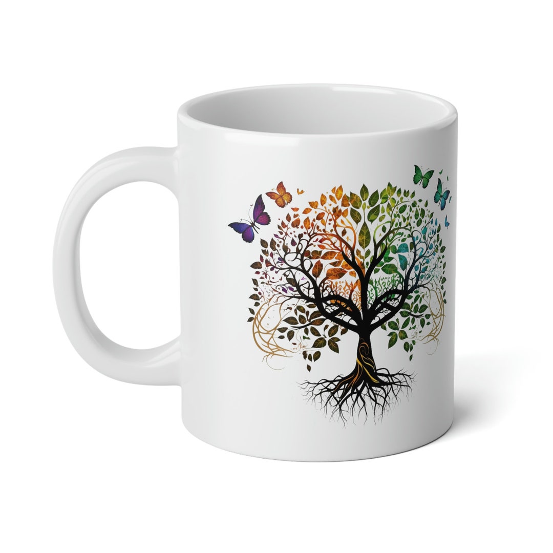 Reiki Mug, Tree of Life Mug, Energy Healer Mug, Reiki Gift, Radiant ...