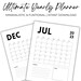 2023 2024 Ultimate Yearly Planner 2023 2024 Calendar Printable Planner ...