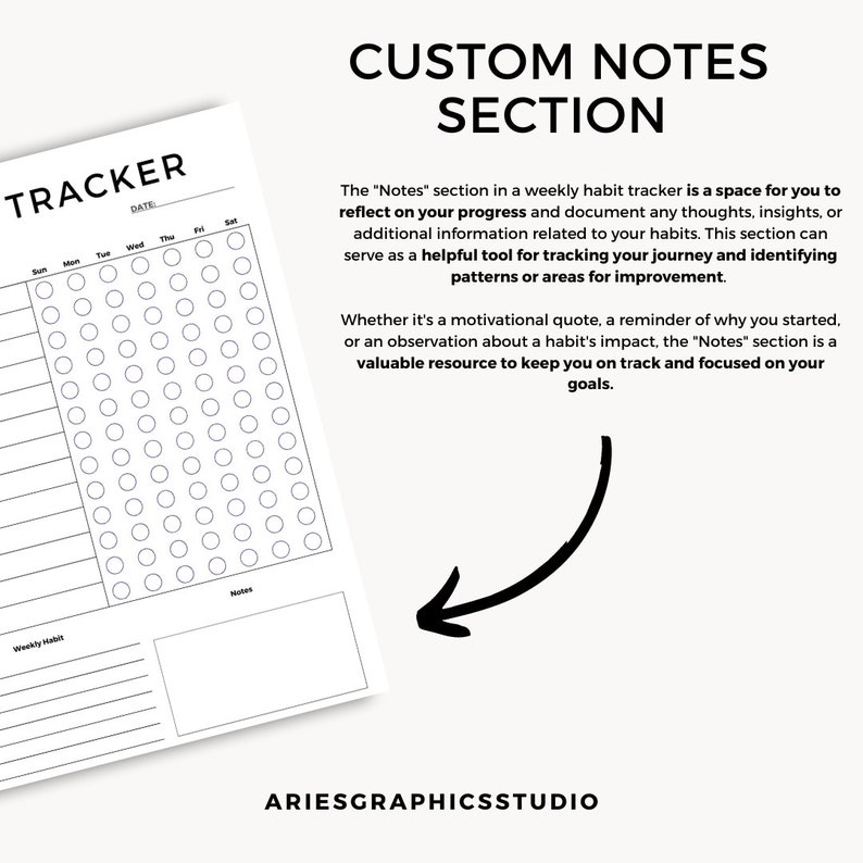 Weekly Habit Tracker Printable, Habit Tracker Template, Routine Tracker ...