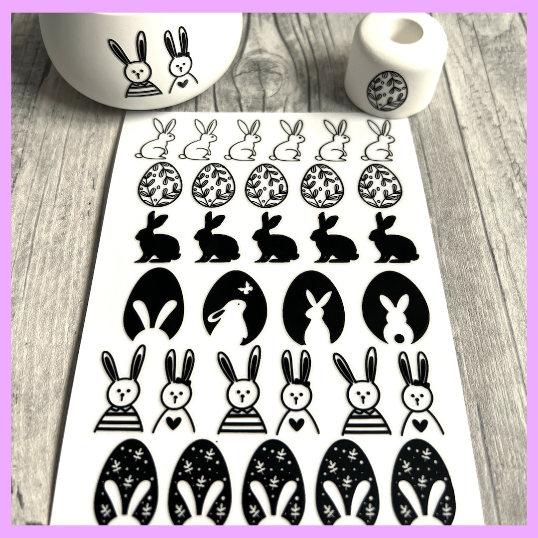 Rub-on I Modern, RANDLOS, OSTER MIX, A6, Schwarz, Rubon, Rub Ons, Z.b ...