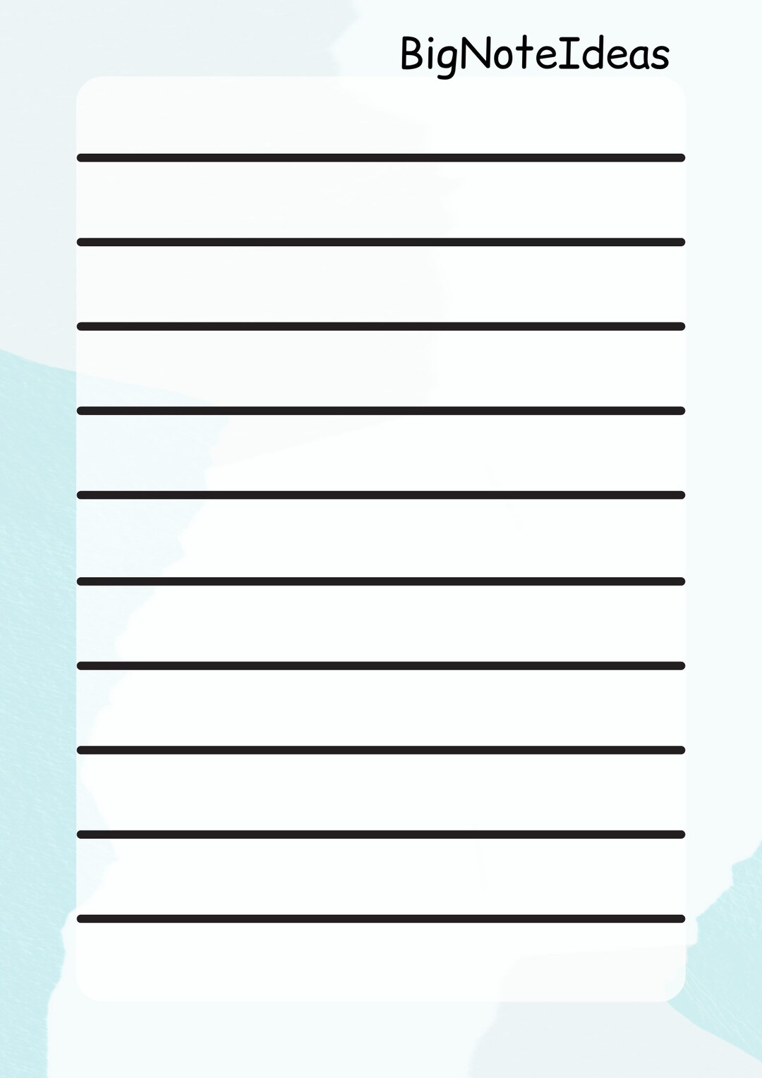 Digital Notepad Lined Sheets - Notepad Template Digital Note-taking ...