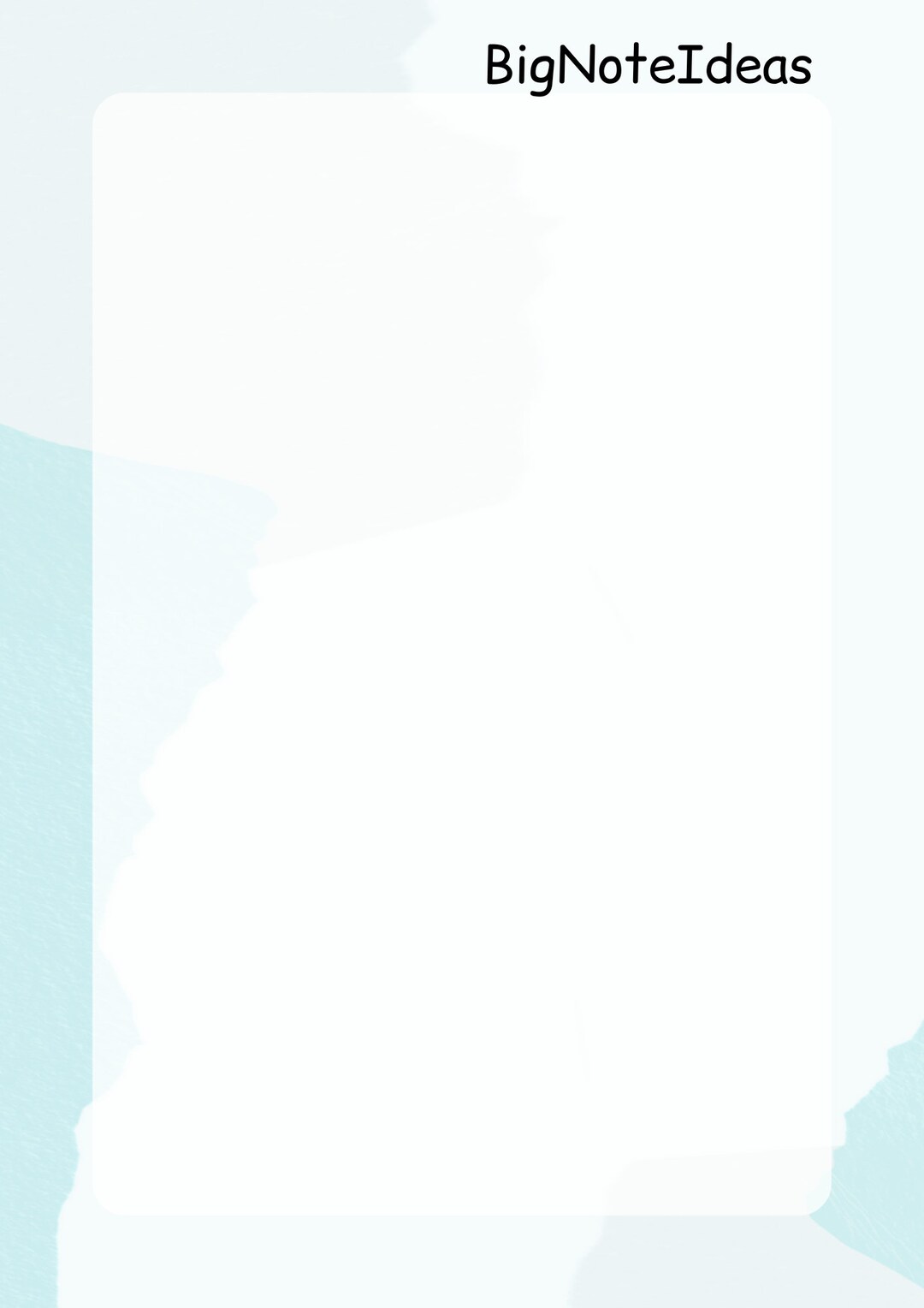 Digital Notepad Sheets - Digital Note-taking Note Paper Template ...