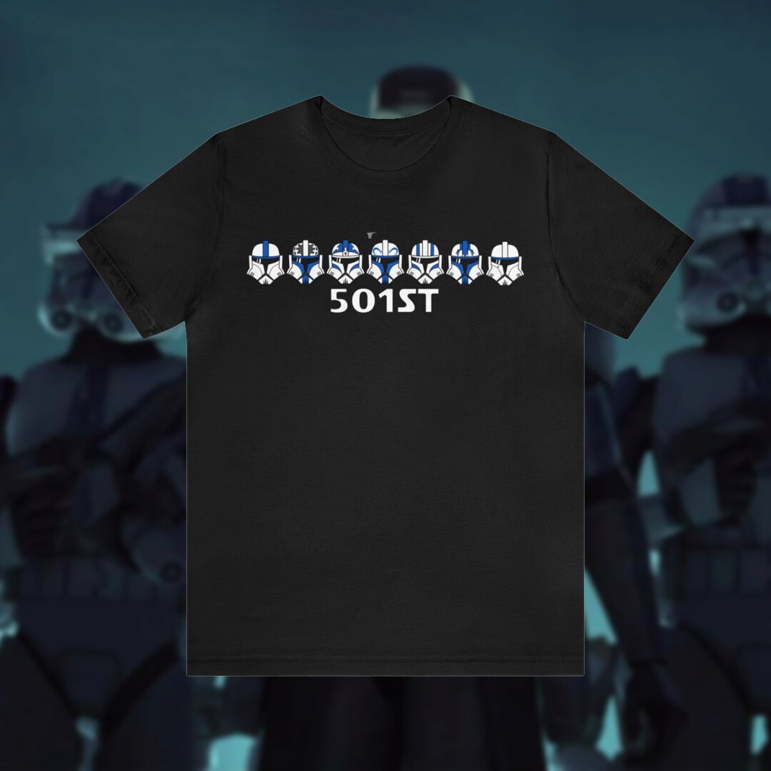 501st Legion 2003 Art Style Star Wars Camisa / 501st Rex Fives Echo ...