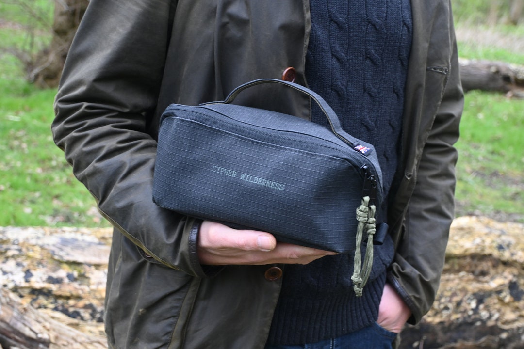 Gear Carry Case - Dry Waxed Canvas in off Black - Etsy