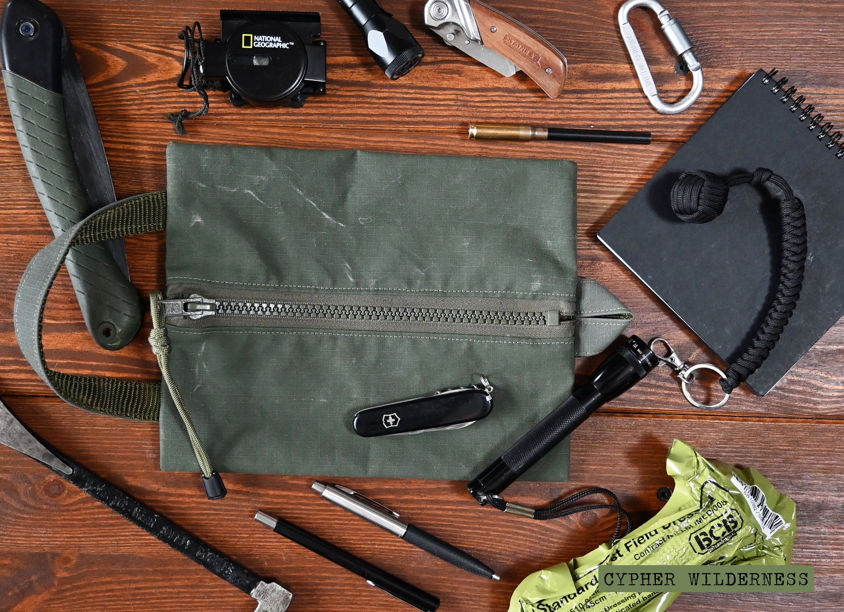 Waxed Canvas EDC Large Storage Pouch - Etsy