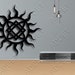 Sun and Symbol LED Wall Art, Modern Metal Sculpture With LED Light ...