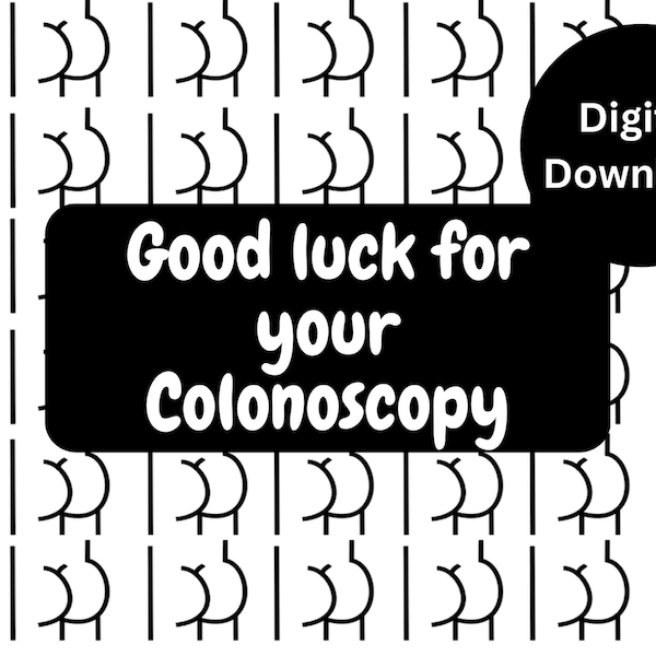 Colonoscopy Greeting Card - Etsy