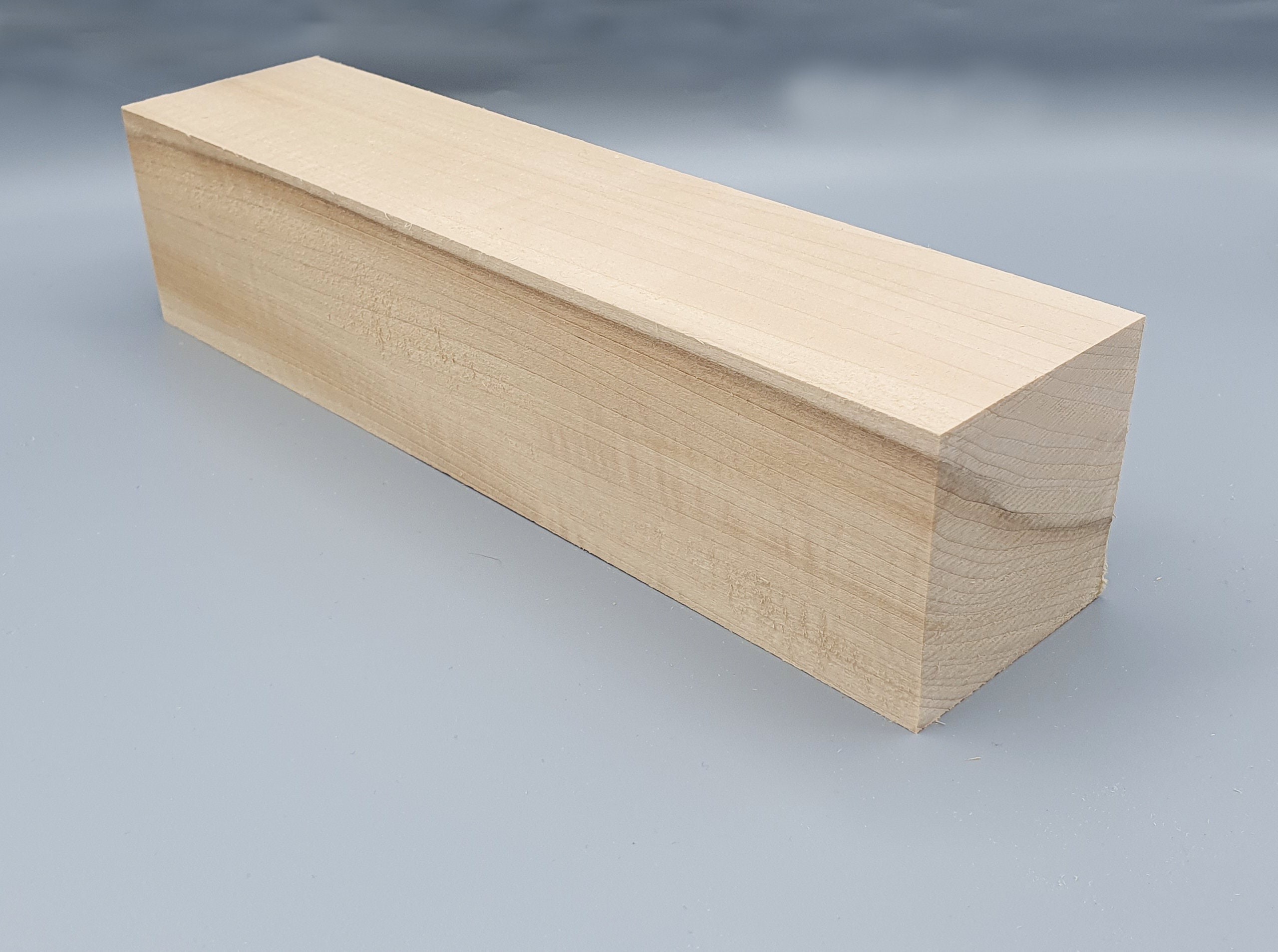 Linden Wood Scantling 30 Cm X 7 Cm X 7 Cm for Turning, Carving and ...