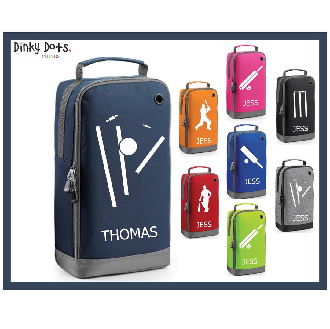 Personalised Boys / Girls Cricket Boot Bag - Etsy UK
