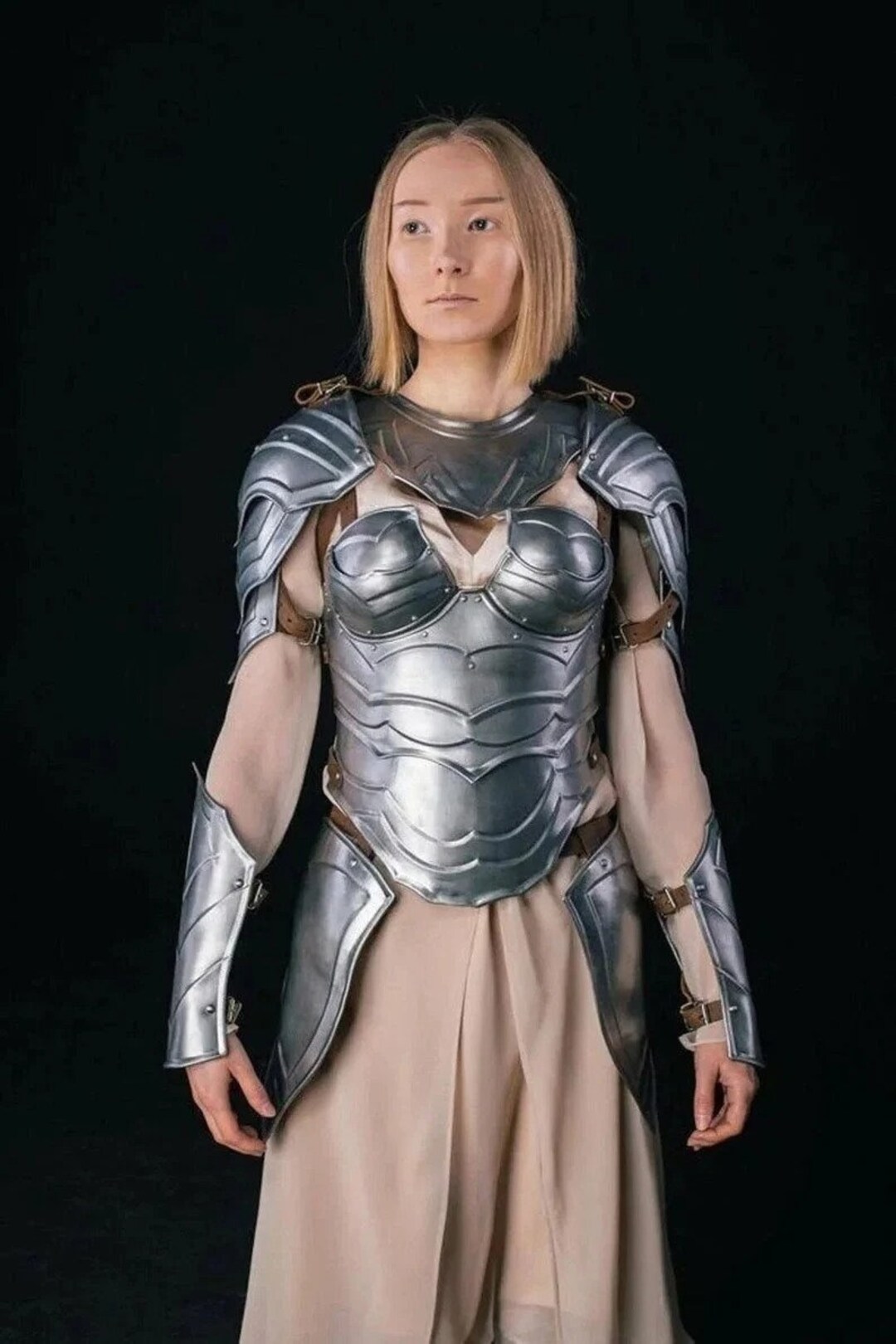 Steel 18 GAUGE , Medieval Women Body Armor, Female Knight Suit, Queen ...