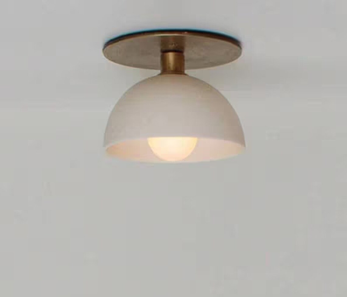 Handmade 1 Flush Light Mid Century Modern Shade Light Wall Light ...