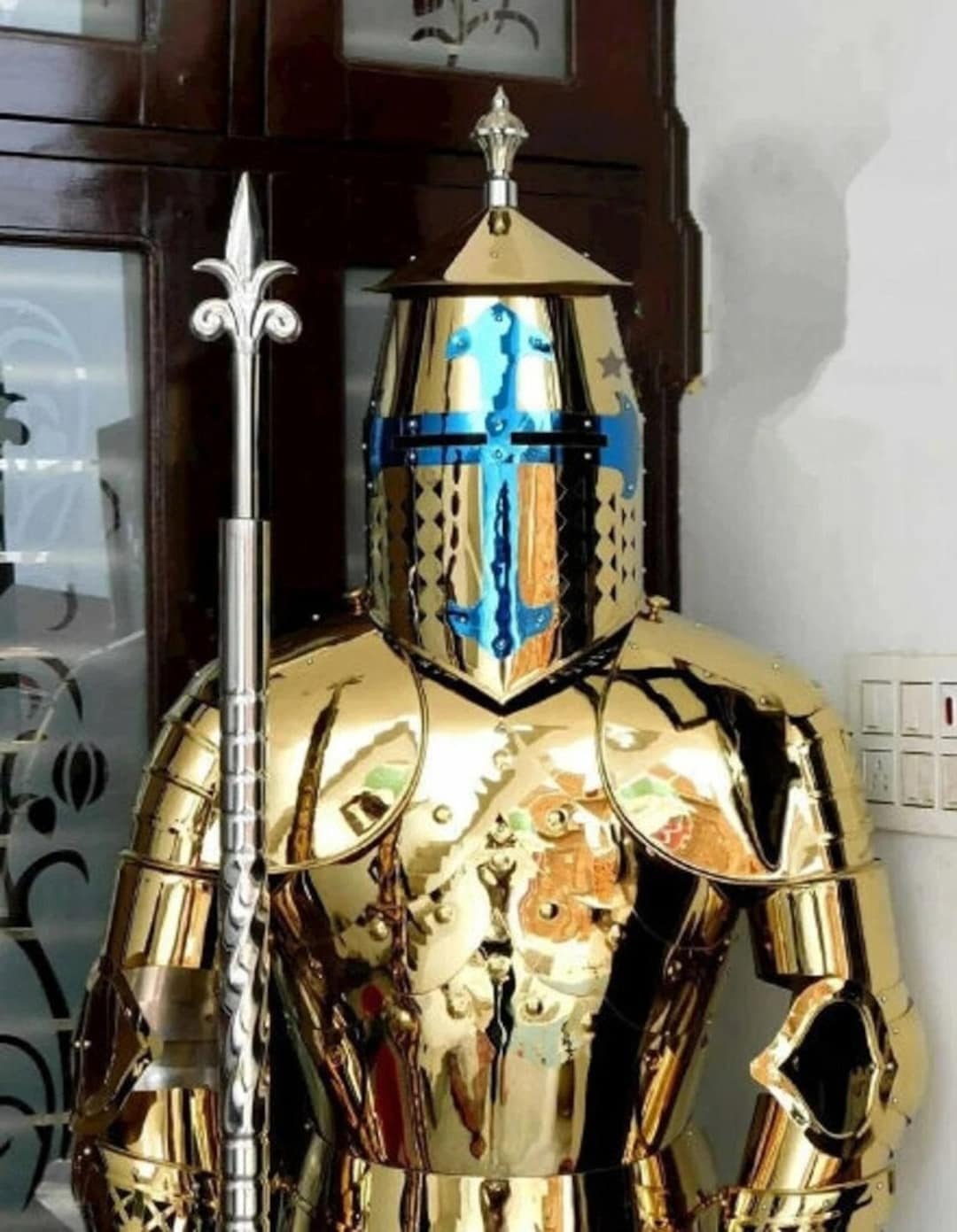 18 Gauge Decorative Armor Medieval Battle Warrior Knight Suit of Armour ...