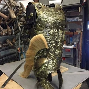 Medieval Warrior Chest Plate, Medieval Men Cuirass, Roman Half Armor ...
