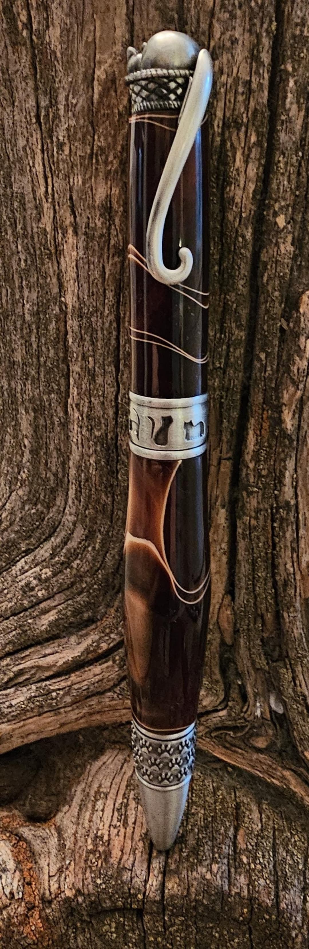 Cat Twist Pen, Antique Twist Cat Pen, Hand-crafted - Etsy