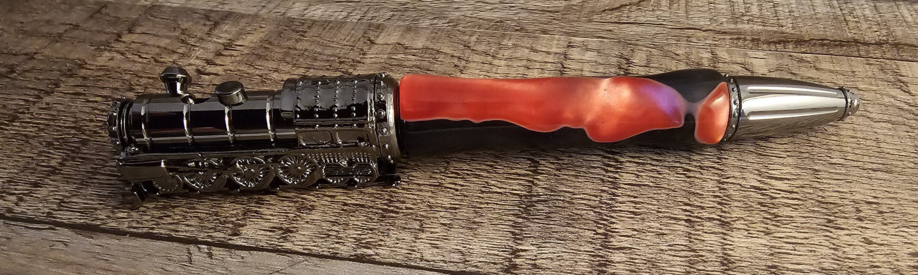 Handmade Steam Locomotive Pen - Etsy