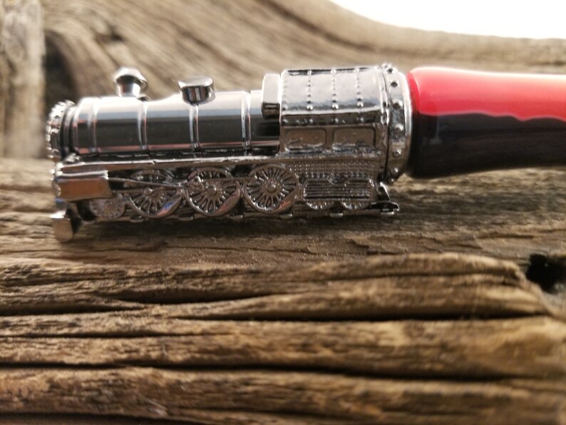 Handmade Steam Locomotive Pen - Etsy