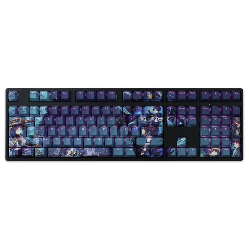 Genshin Impact Wanderer Keycaps Gaming Keyboard 108 Tasten PBT - Etsy.de