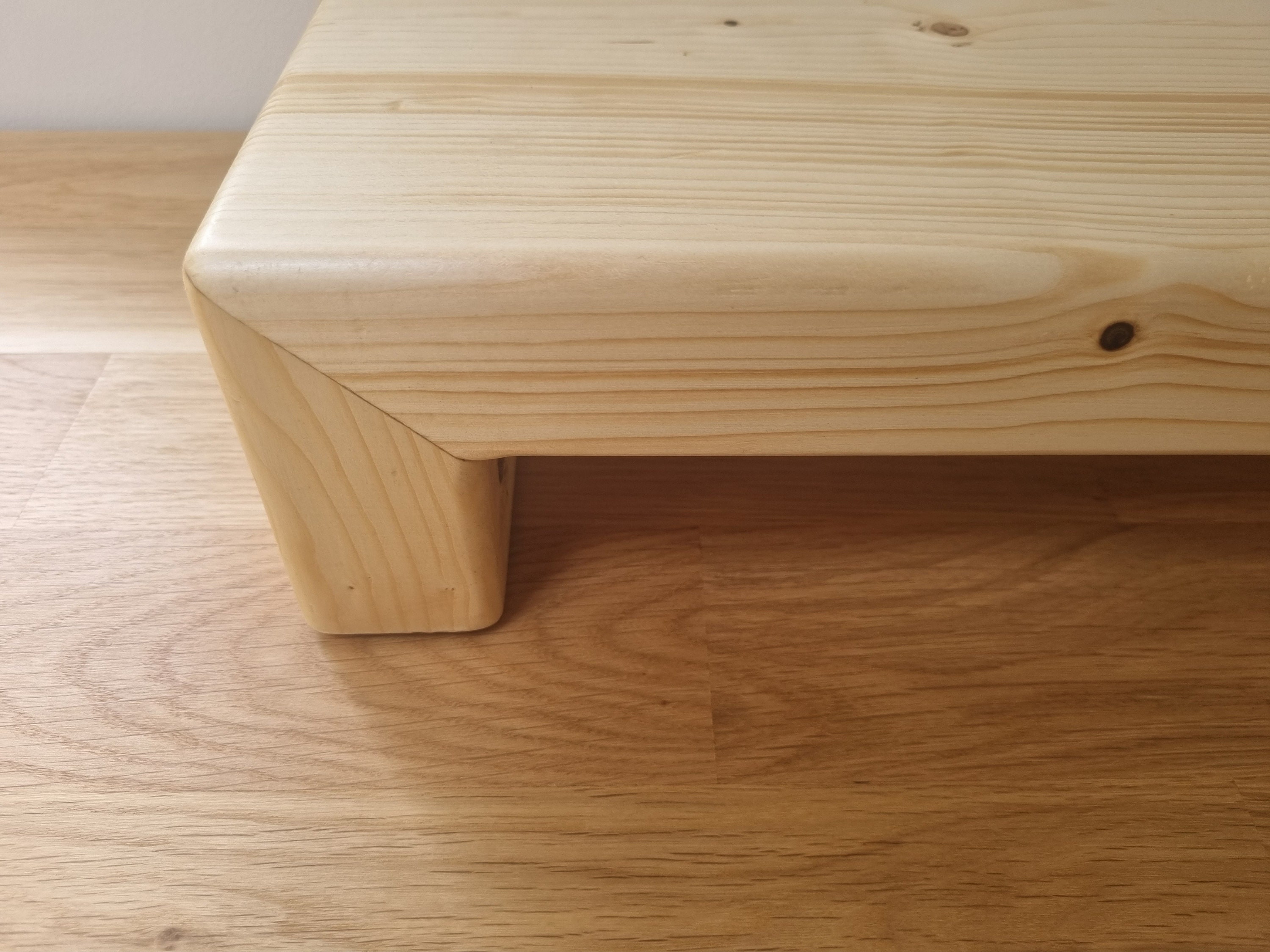 Executive Mitred Wooden Monitor Riser Stand - Etsy UK