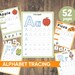 Alphabet Tracing and Worksheets, Preschool Toddler Activity, Printable ...