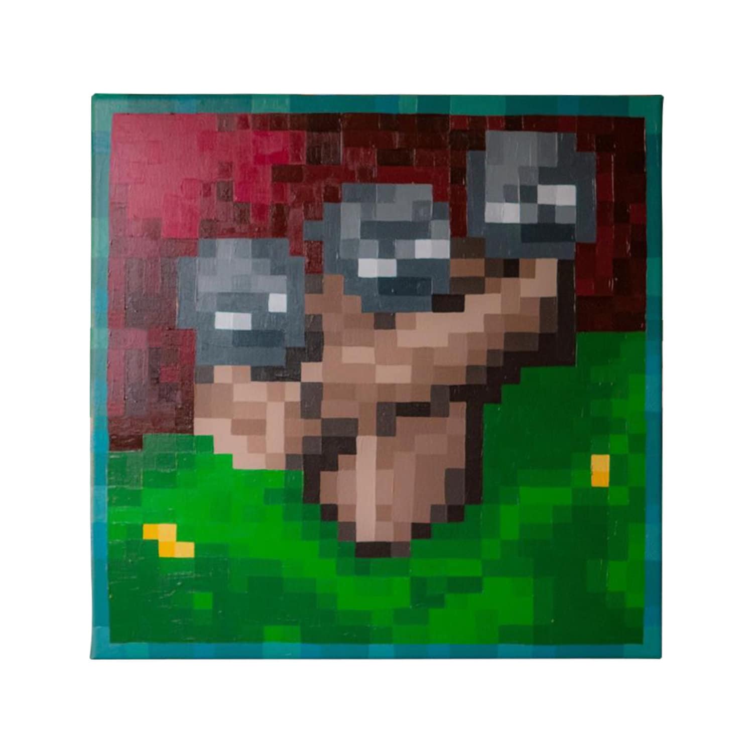 Handpainted Minecraft Wither Painting on Canvas Minecraft - Etsy