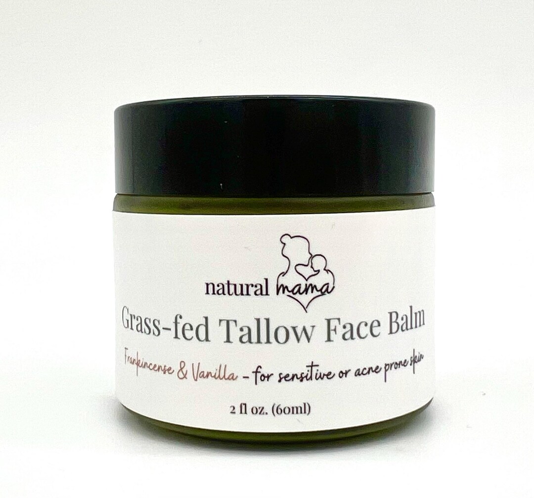 Tallow Face Cream for Sensitive and Acne - Prone Skin Tallow Balm ...