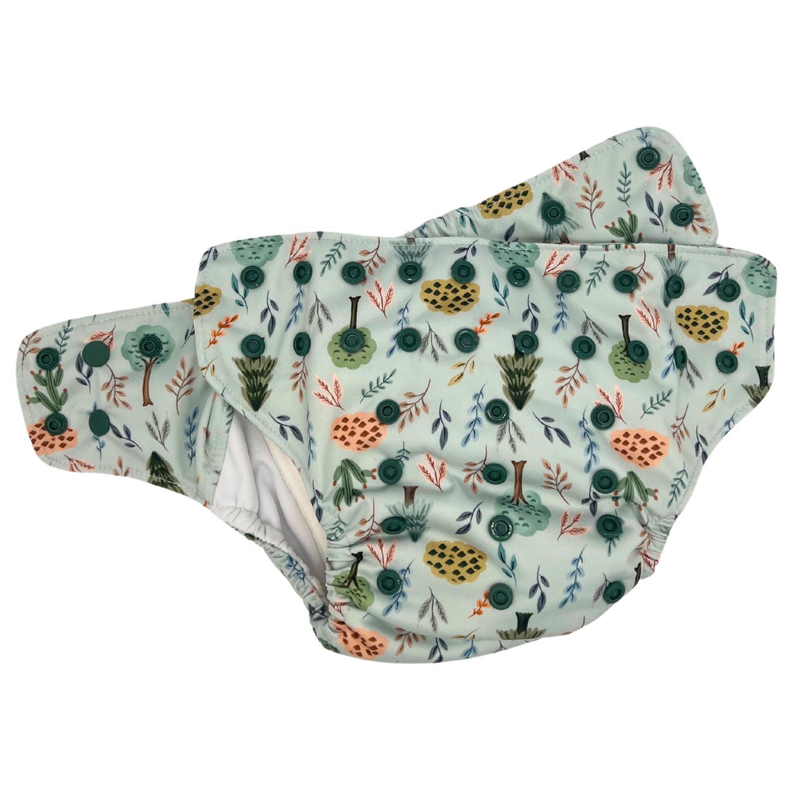 All-in-one Cloth Reusable Diaper Made With Hemp, Bamboo and Cotton and ...