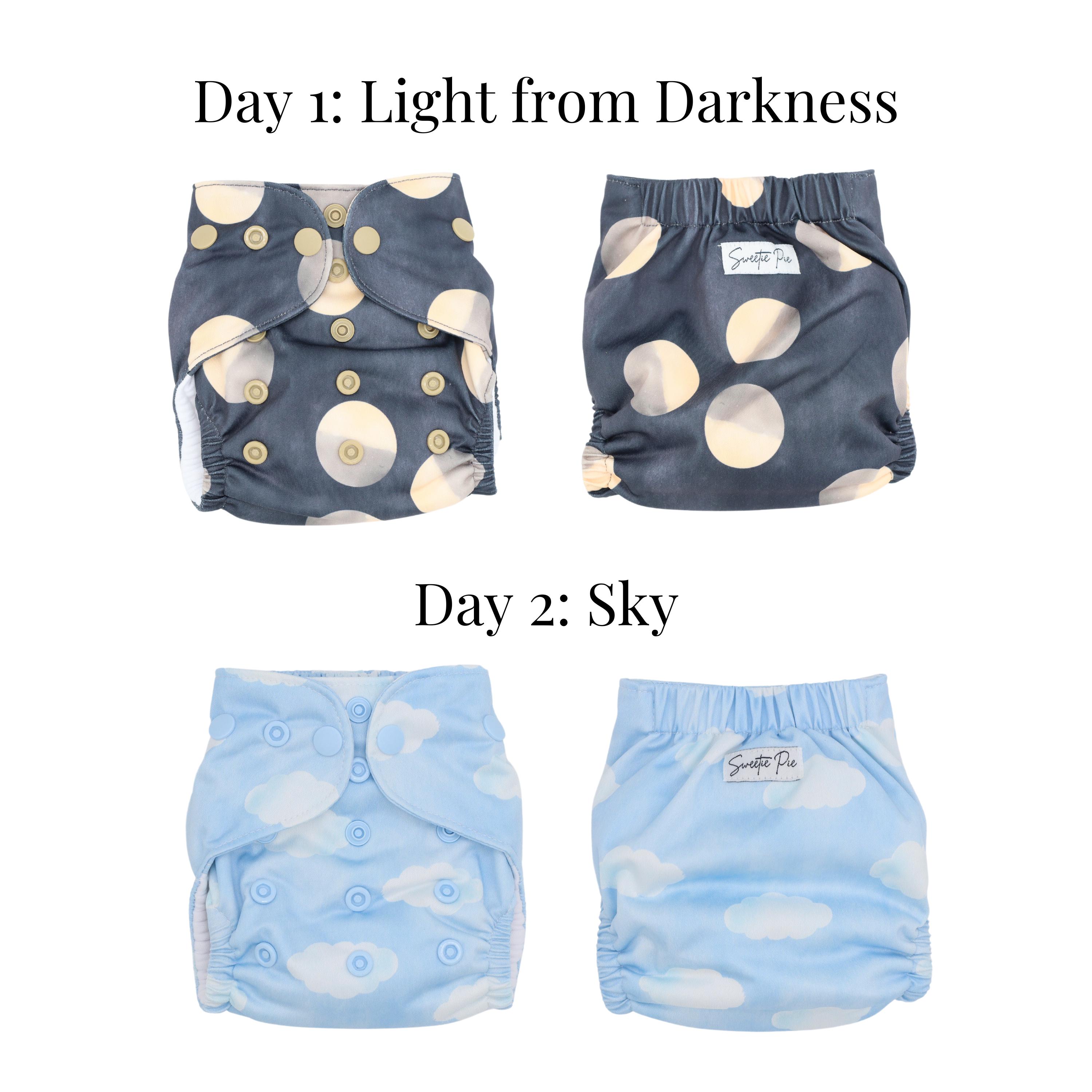 Newborn AIO Cloth Diapers {set of 7) Newborn Bamboo Cloth Diaper for ...