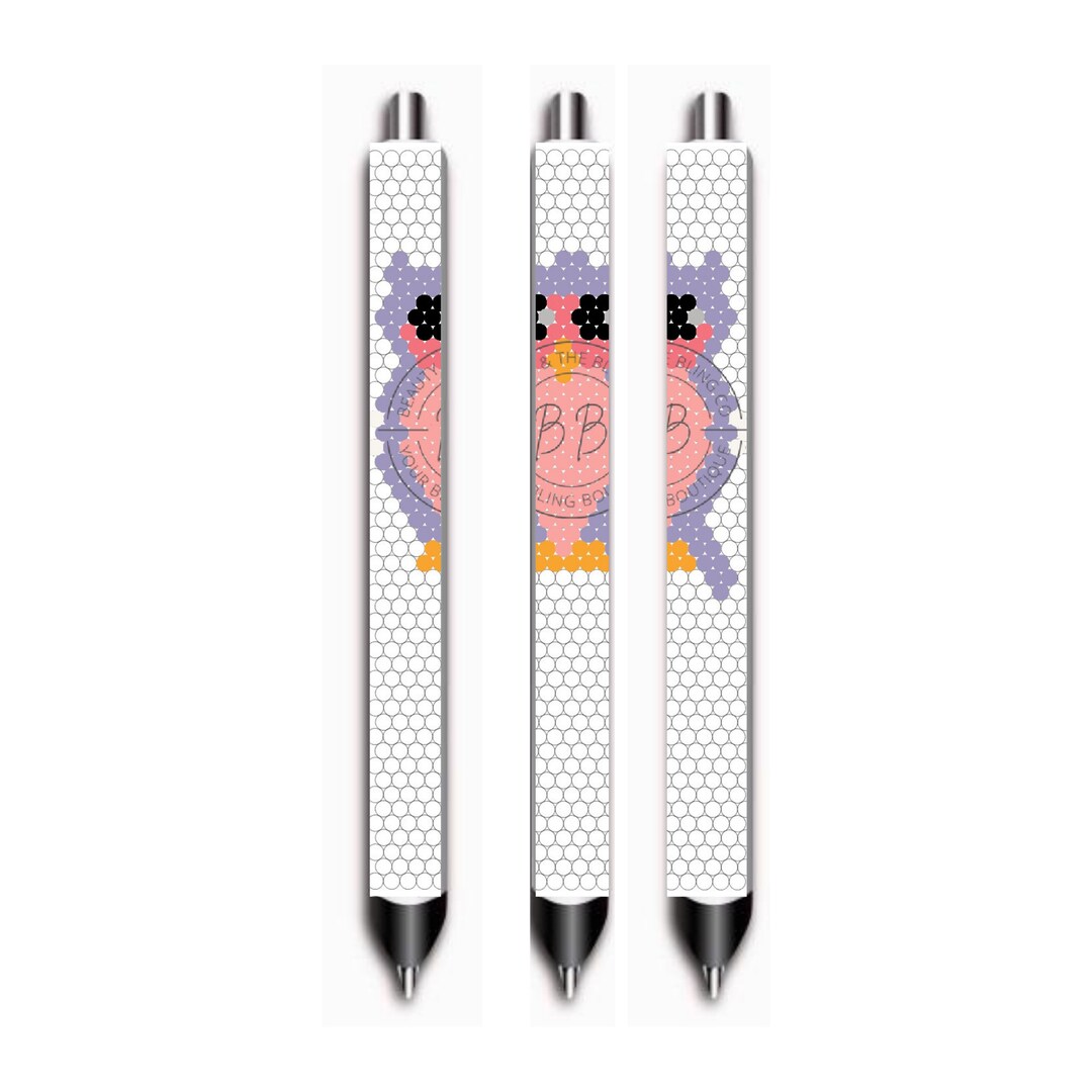 Cute Owl SS10 or 3MM Pen Pattern | Owl Pen Pattern SS 10 or 3 MM - Etsy