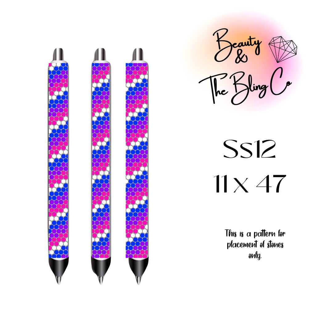 Blurple Swirlies Pattern SS12 Pen Pattern 11 X47 | Blurple Twist ...