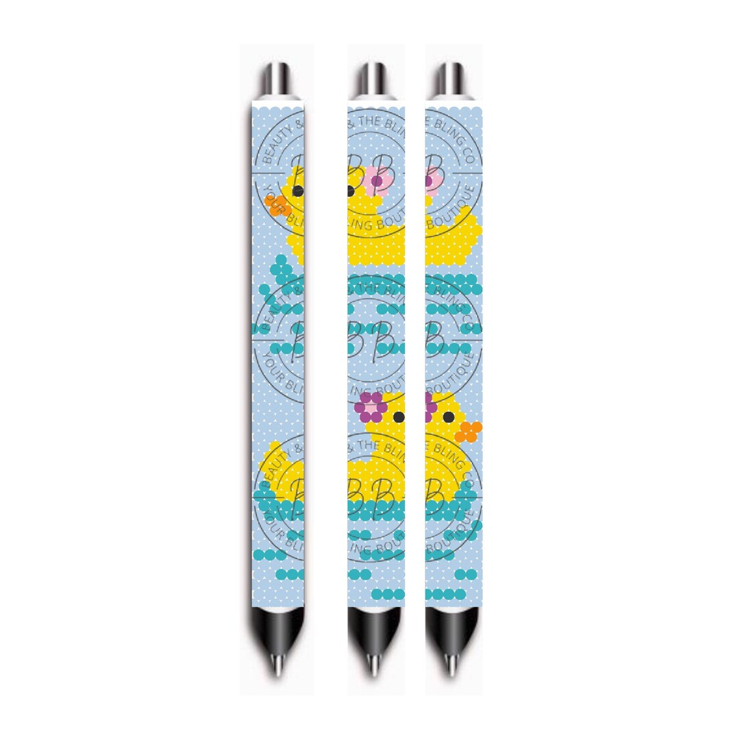 Rubber Duckies SS10 or 3MM Pen Pattern | Swimming Ducks Pen Pattern SS ...