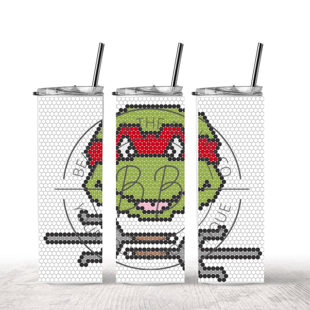 Rafael Turtle 5 Mm SS20 for 20 Oz | Red Ninja Turtle Inspired Pattern ...