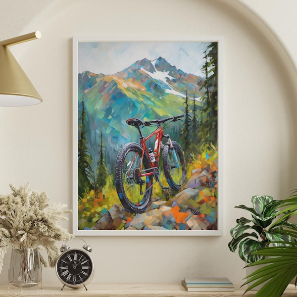 Mountain Bike Art - Etsy