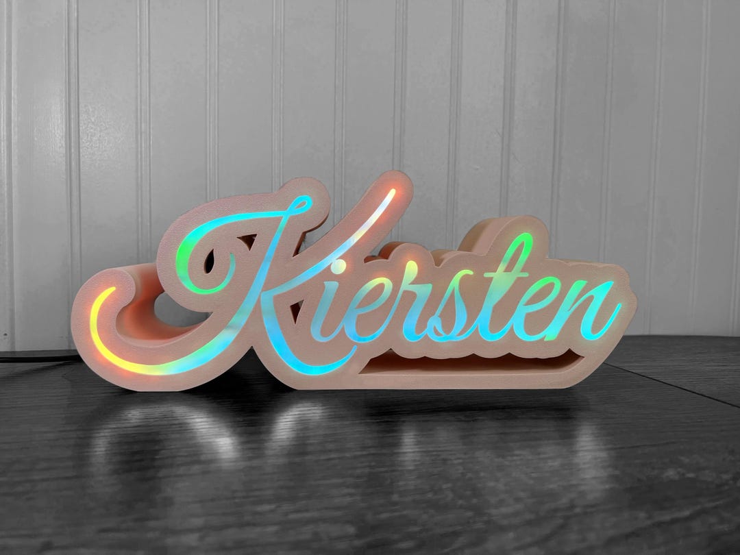 Customized LED Name Sign - Etsy