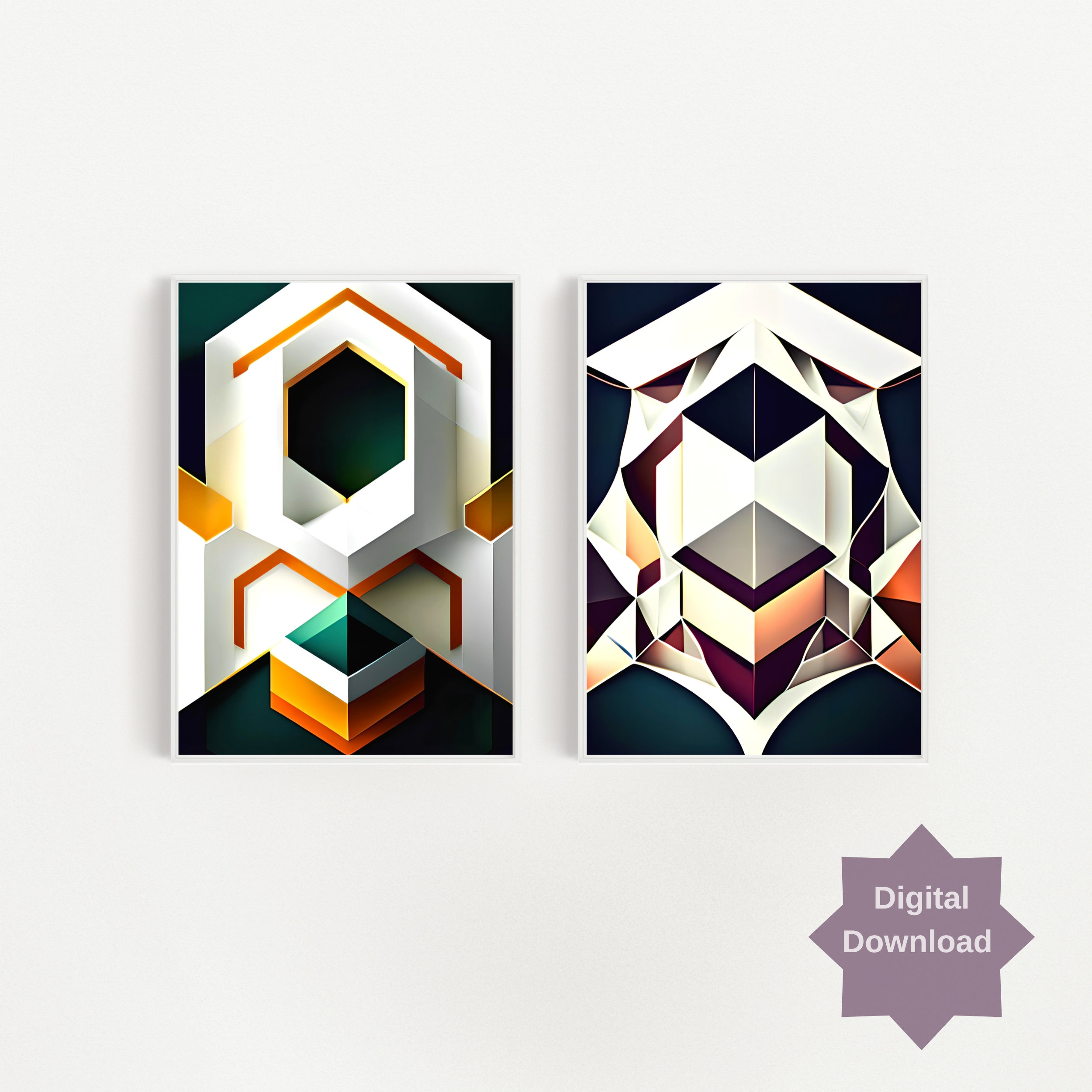 Poster Set 2 Printable Poster Printable Art Set Poster - Etsy