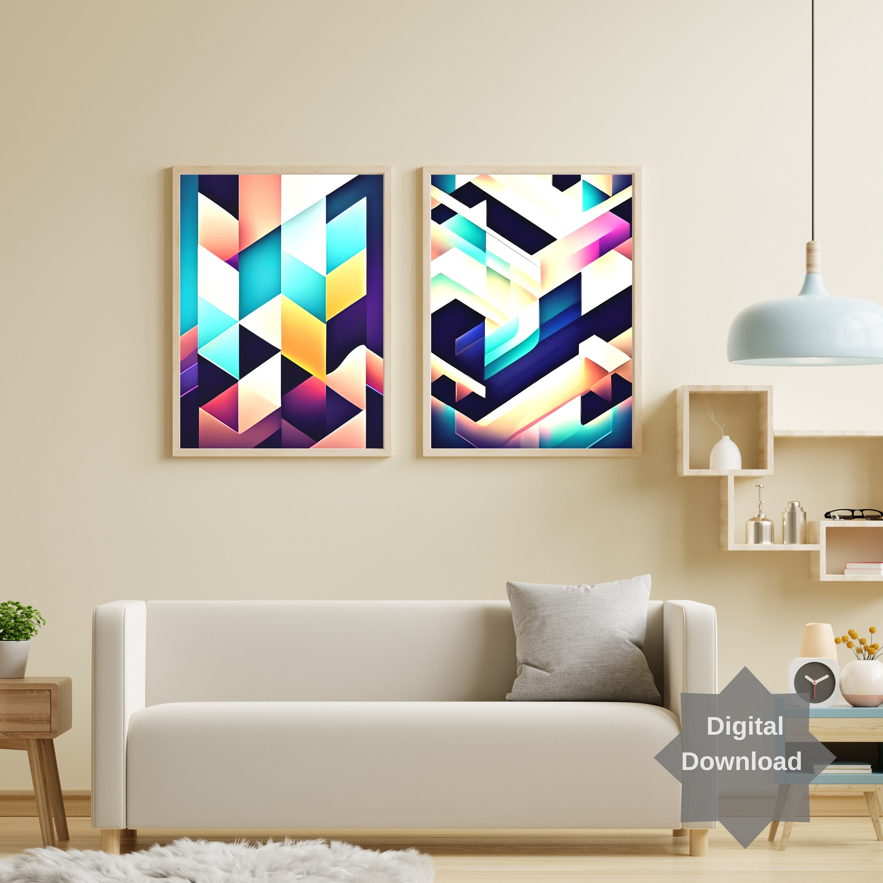 Poster Set 2 Printable Poster Printable Art Set Poster - Etsy UK