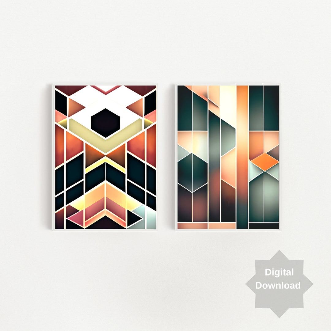 Poster Set 2 Printable Poster Printable Art Set Poster - Etsy