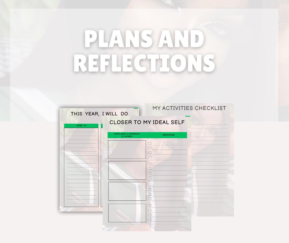 Personal Growth Planner Template, Printable and Editable Template ...