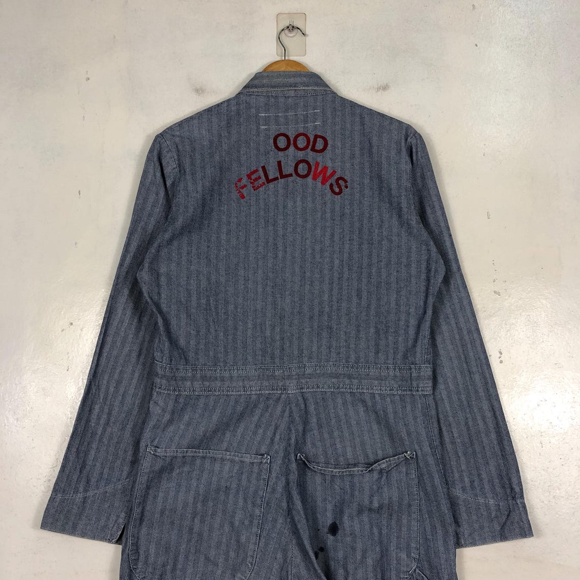 Vintage 80s Red Kap Old Fellow Coverall Worker Workwear Jacket Size M ...