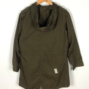 Japanese Brand Parka Jacket Fishtail Medium Green Parka Outerwear ...