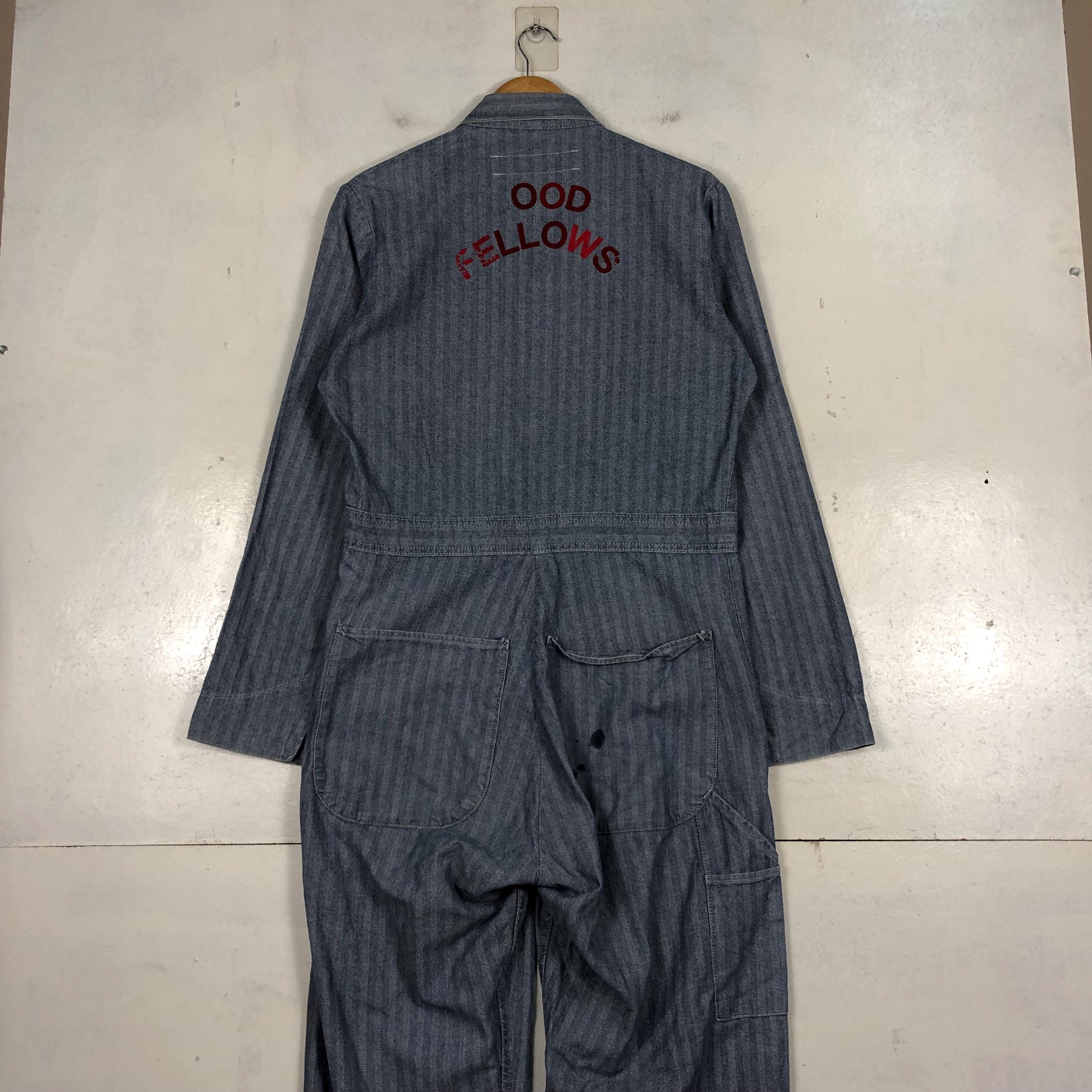 Vintage 80s Red Kap Old Fellow Coverall Worker Workwear Jacket Size M ...