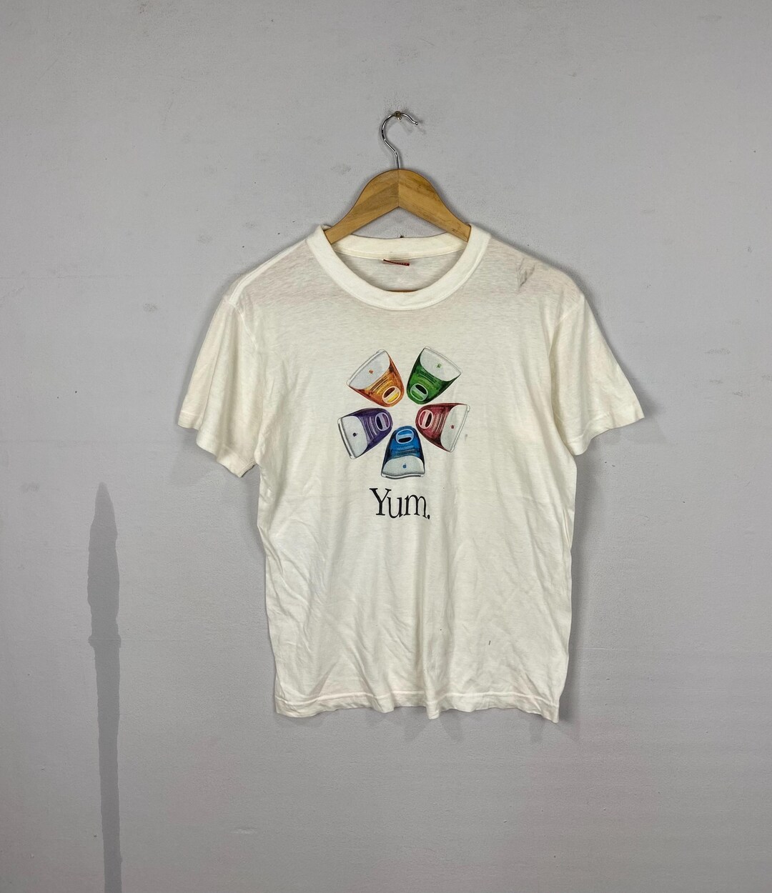 Vintage Yum Apple Imac Think Different Promo Tee Tshirt White Size S - Etsy