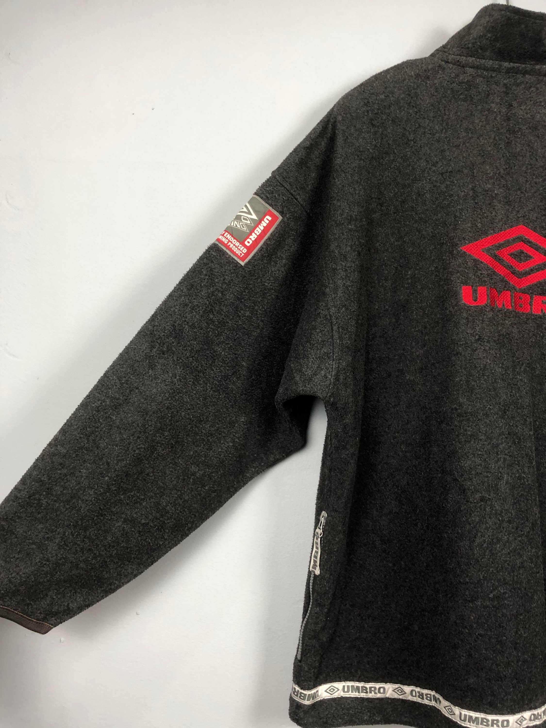 Vintage Umbro Sport Umbro Sportwear Zipper Fleece Umbro Outerwear ...