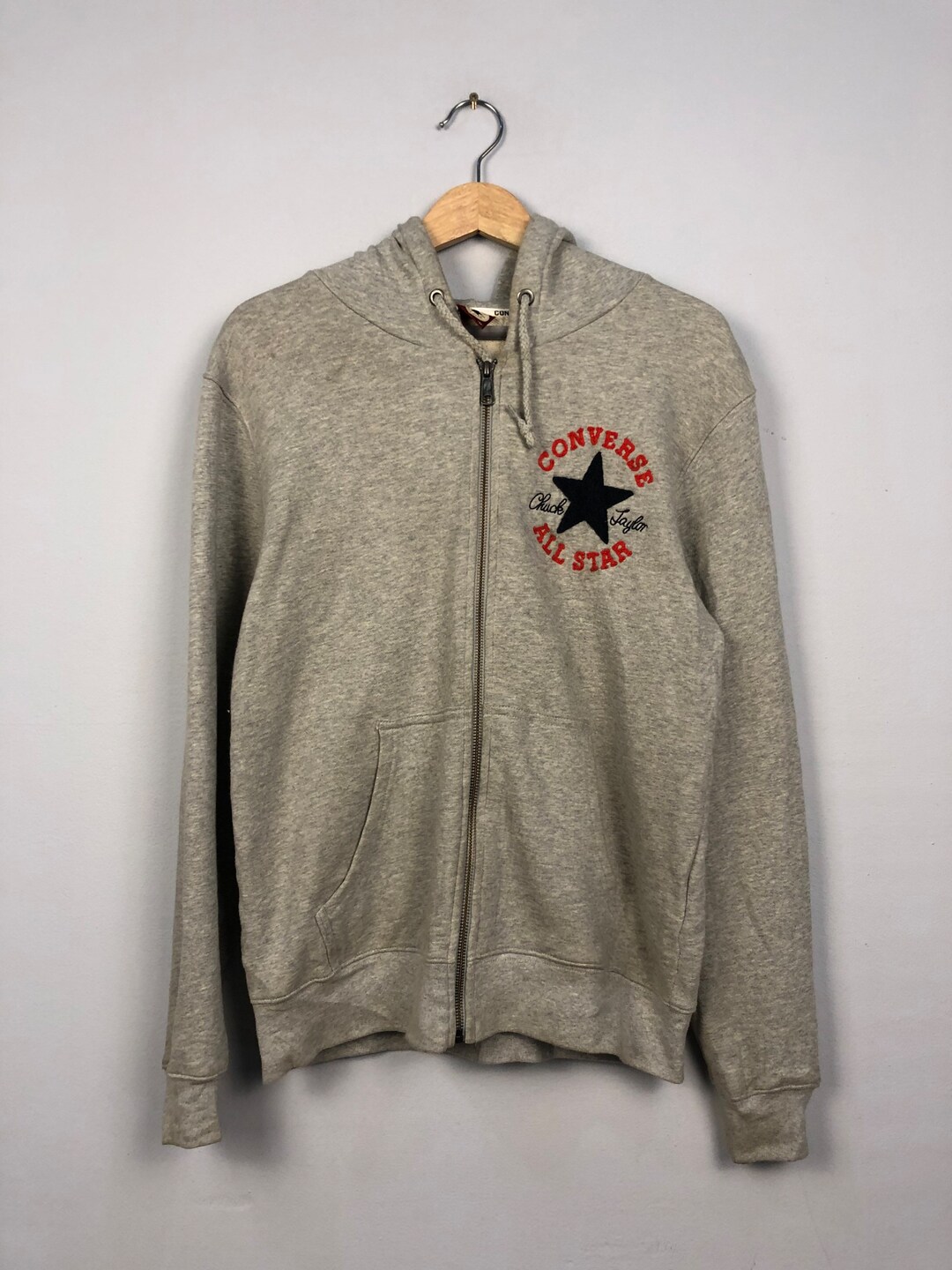 Vintage Converse Chuck Taylor Hoodies Sweater Outerwear Zipper Sweater ...