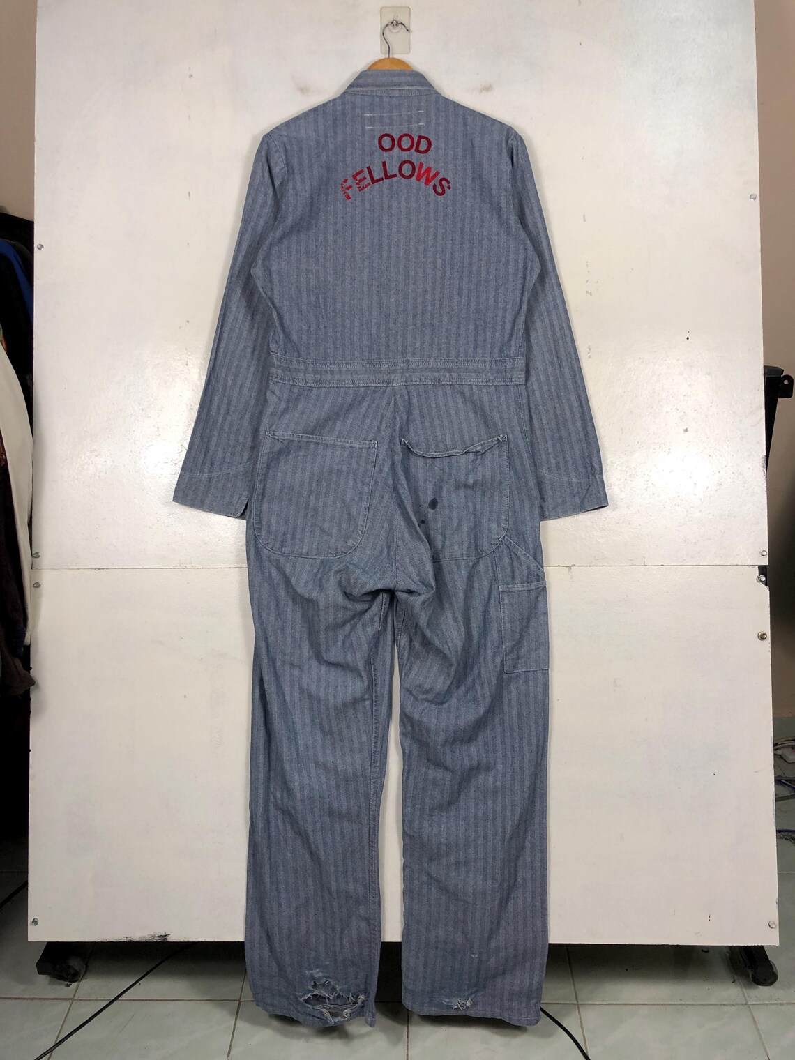 Vintage 80s Red Kap Old Fellow Coverall Worker Workwear Jacket Size M ...