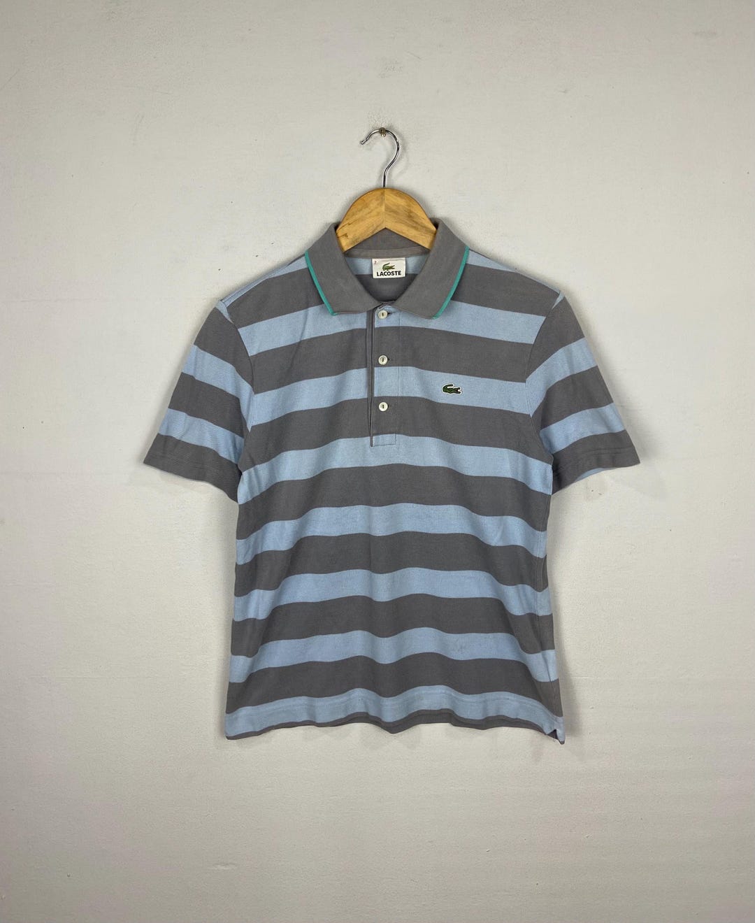 Lacoste Polo Shirt Stripe Border Stripe Menswear Outfits Casual Shirt ...