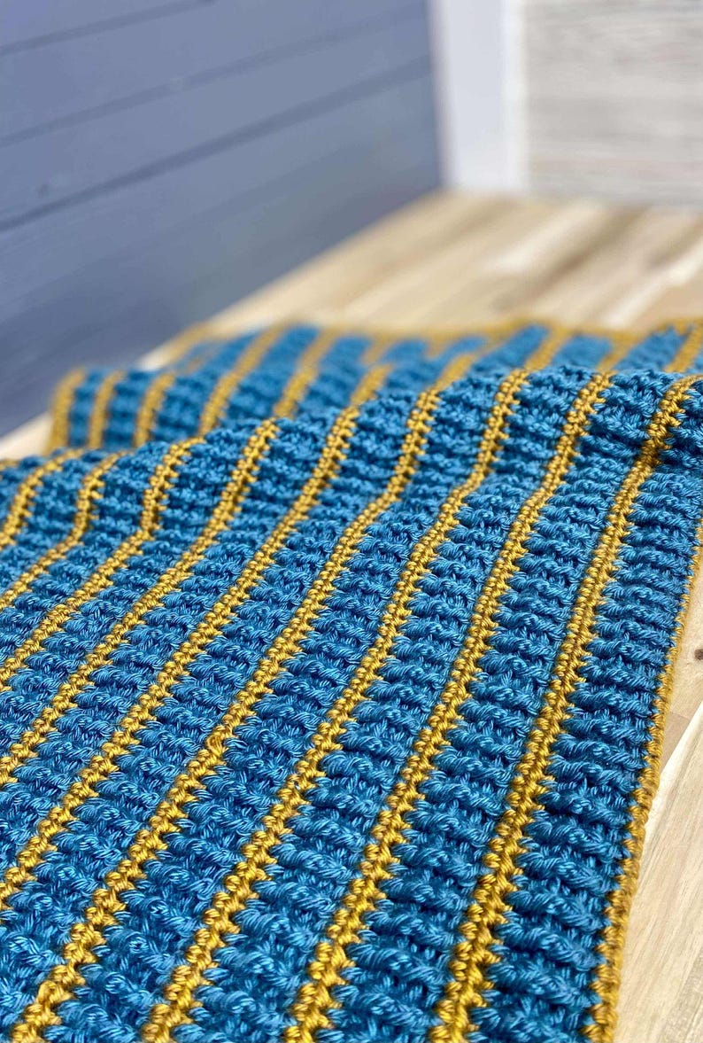Triad Twist Blanket Crochet Pattern - Any-size: Baby, Throw, Twin ...